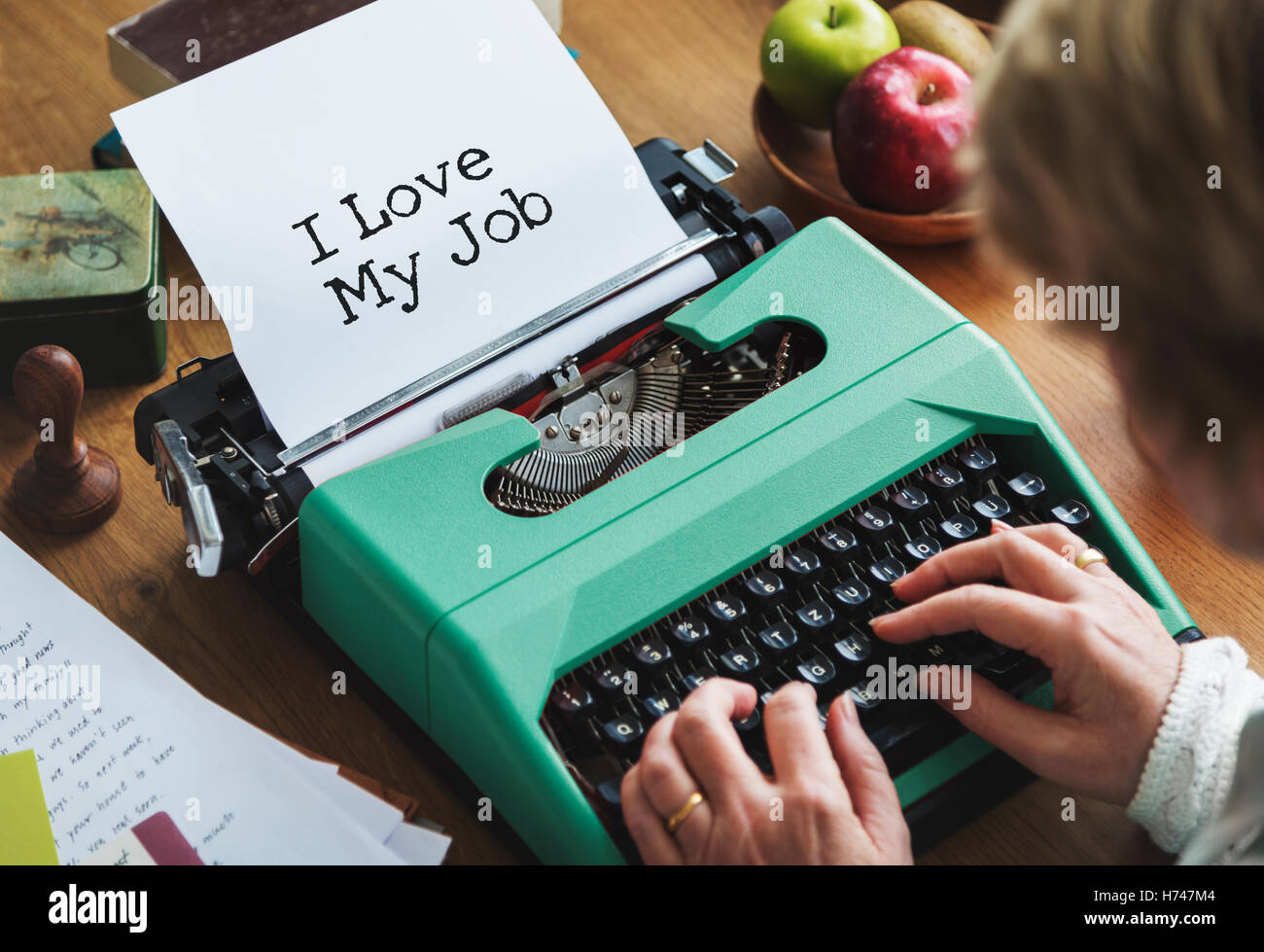 Love Job Great Work Concept Stock Photo - Alamy