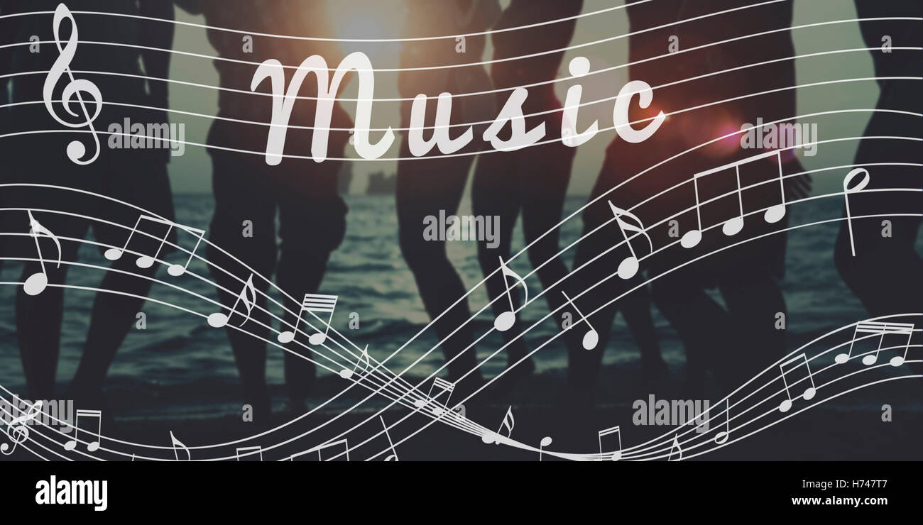 Music Musical Sound Entertainment Fun Concept Stock Photo - Alamy
