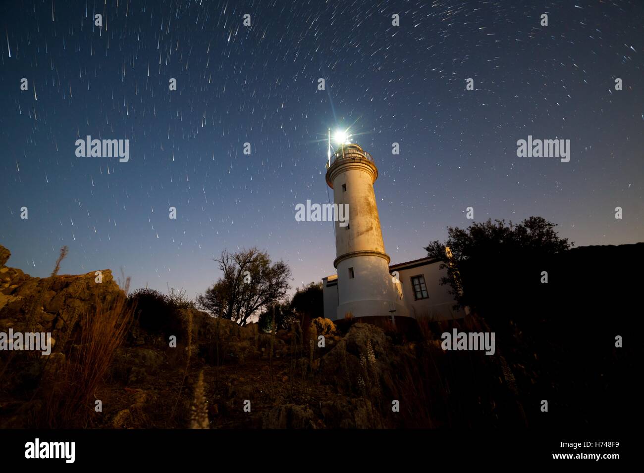 Beautiful gelidonya lighthouse in hi-res stock photography and images ...