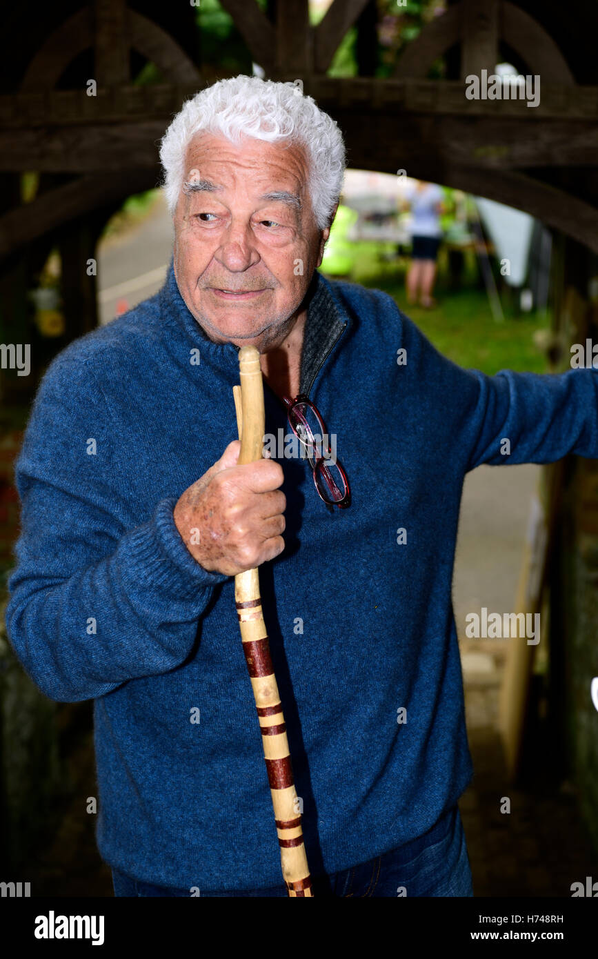 Celebrity chef Antonio Carluccio at the opening of Bramshott Open ...