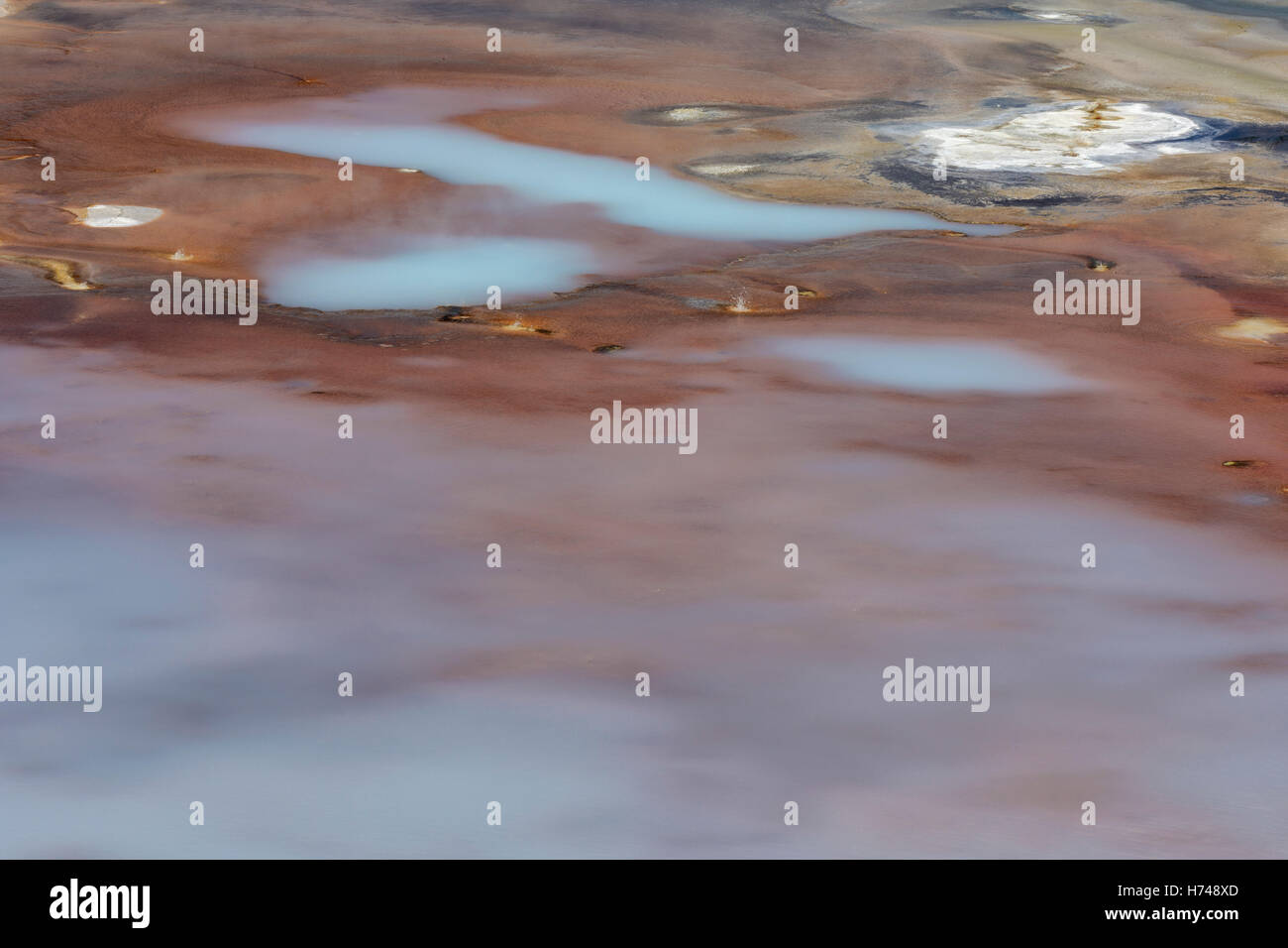 Norris geo-thermal basin Stock Photo - Alamy