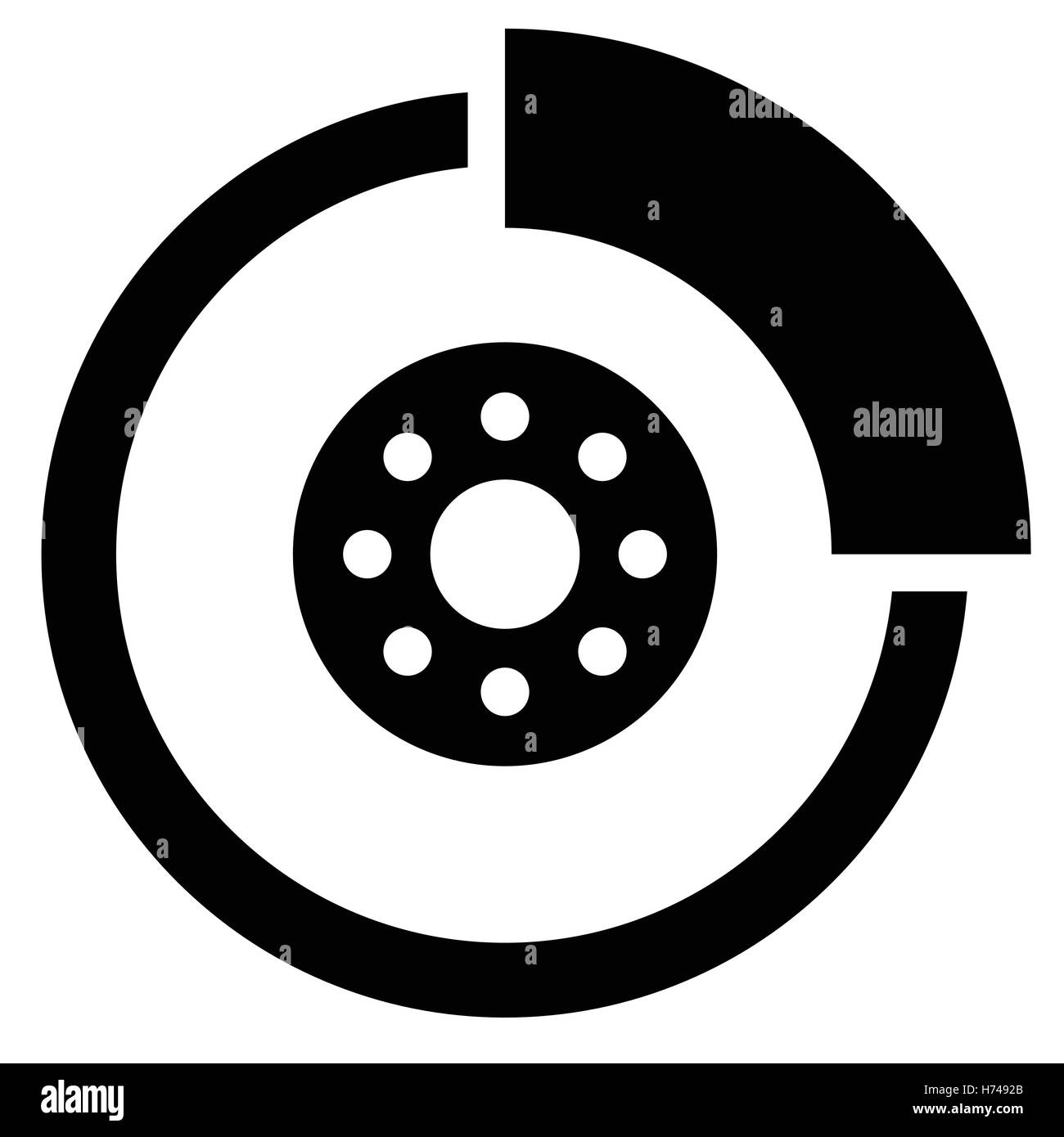 Motorcycle brake disc Black and White Stock Photos & Images - Alamy