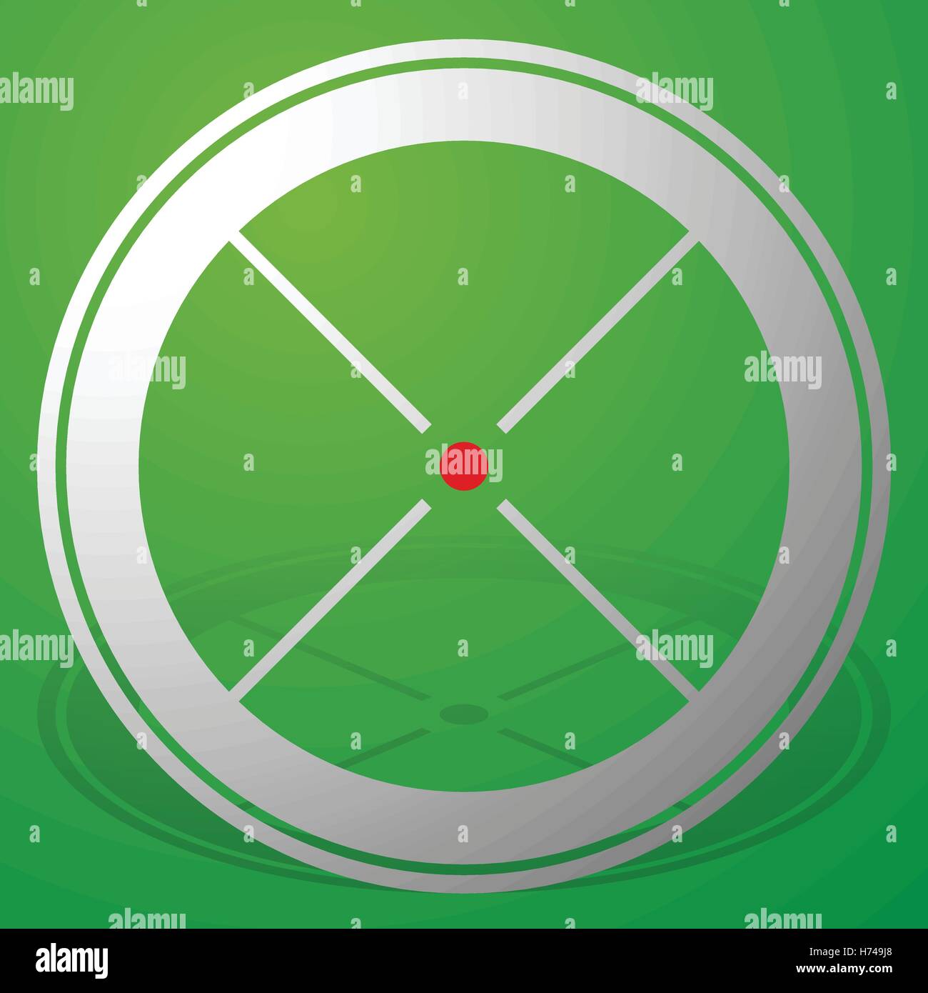 Target mark, crosshair, reticle icon with red dot Stock Vector Image ...