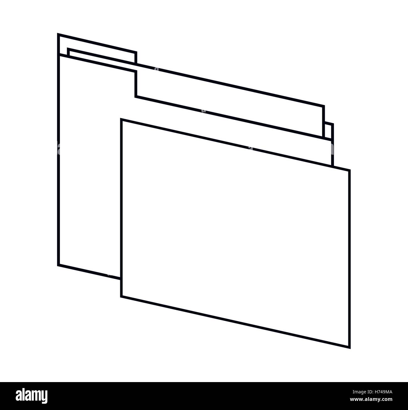 Isolated file silhouette design Stock Vector Image & Art - Alamy