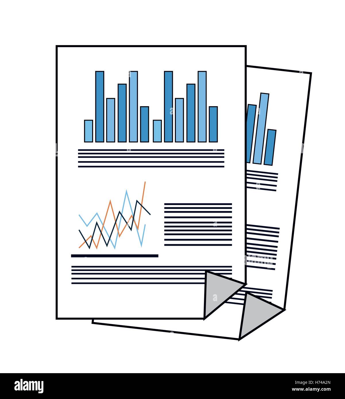 Isolated infographic document design Stock Vector Image & Art - Alamy