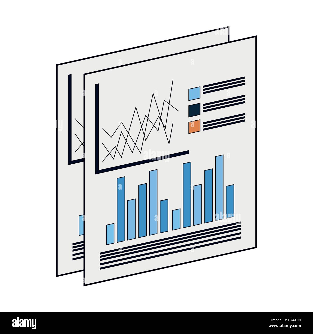 Isolated infographic document design Stock Vector Image & Art - Alamy
