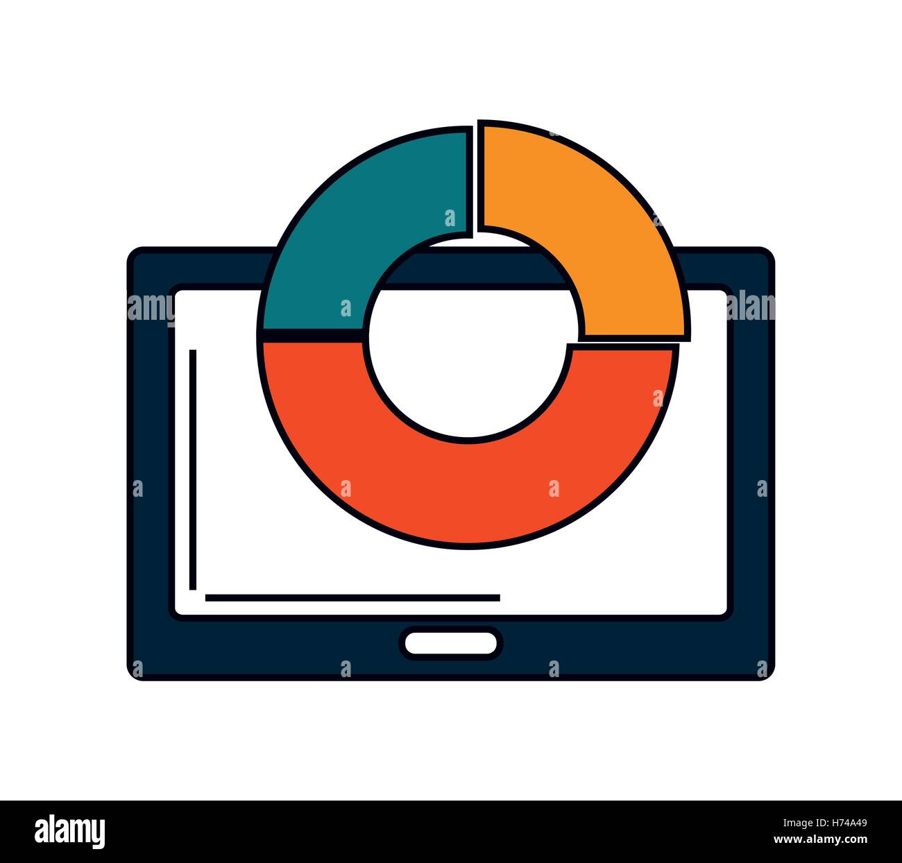 Isolated infographic tablet design Stock Vector Image & Art - Alamy