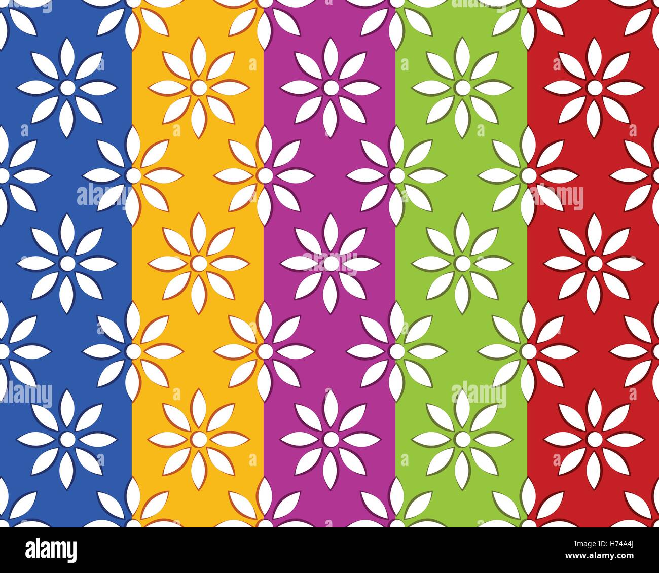 Illustration for nature related concepts with flower motif Stock Vector ...