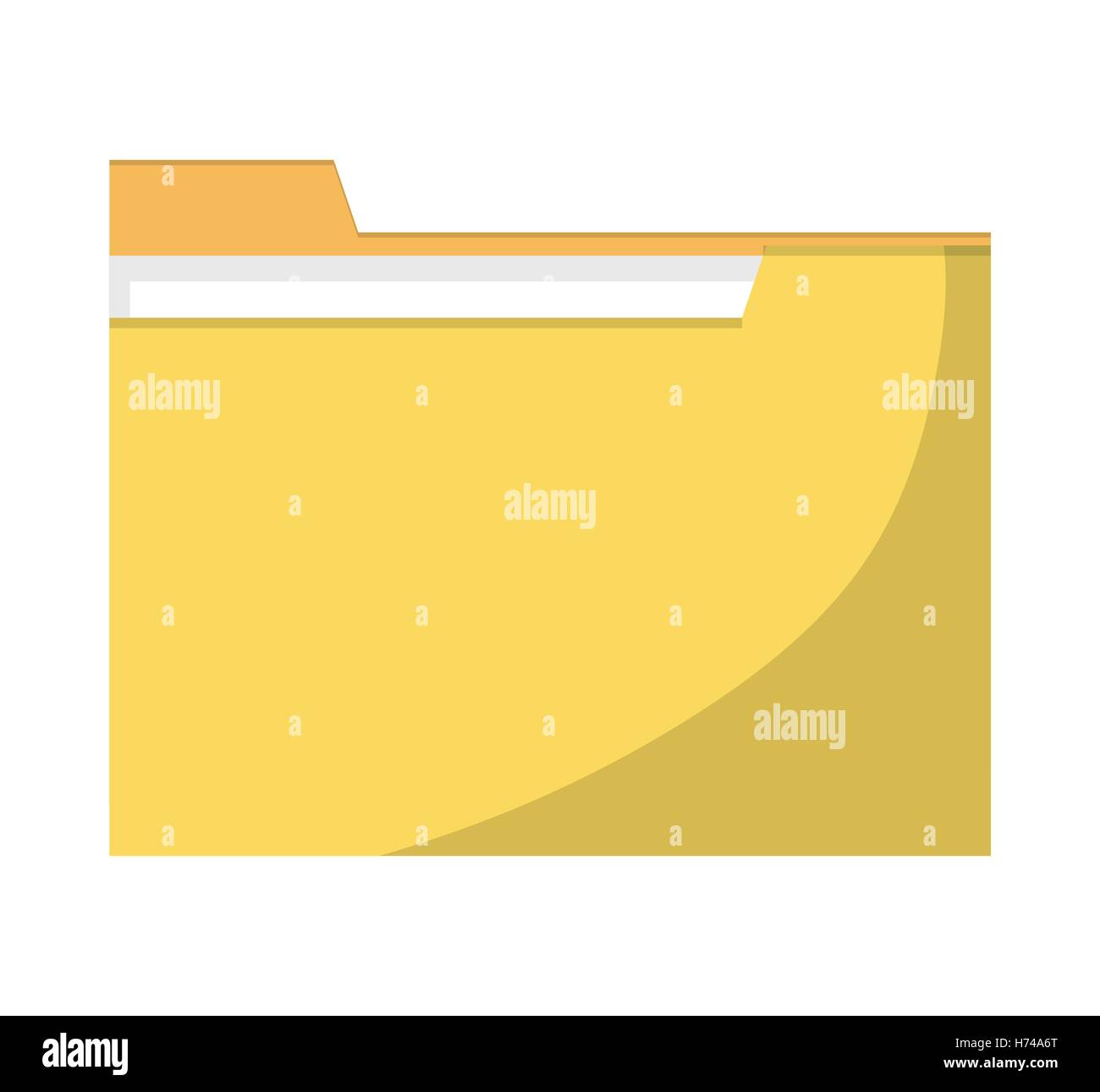 Isolated yellow file design Stock Vector Image & Art - Alamy