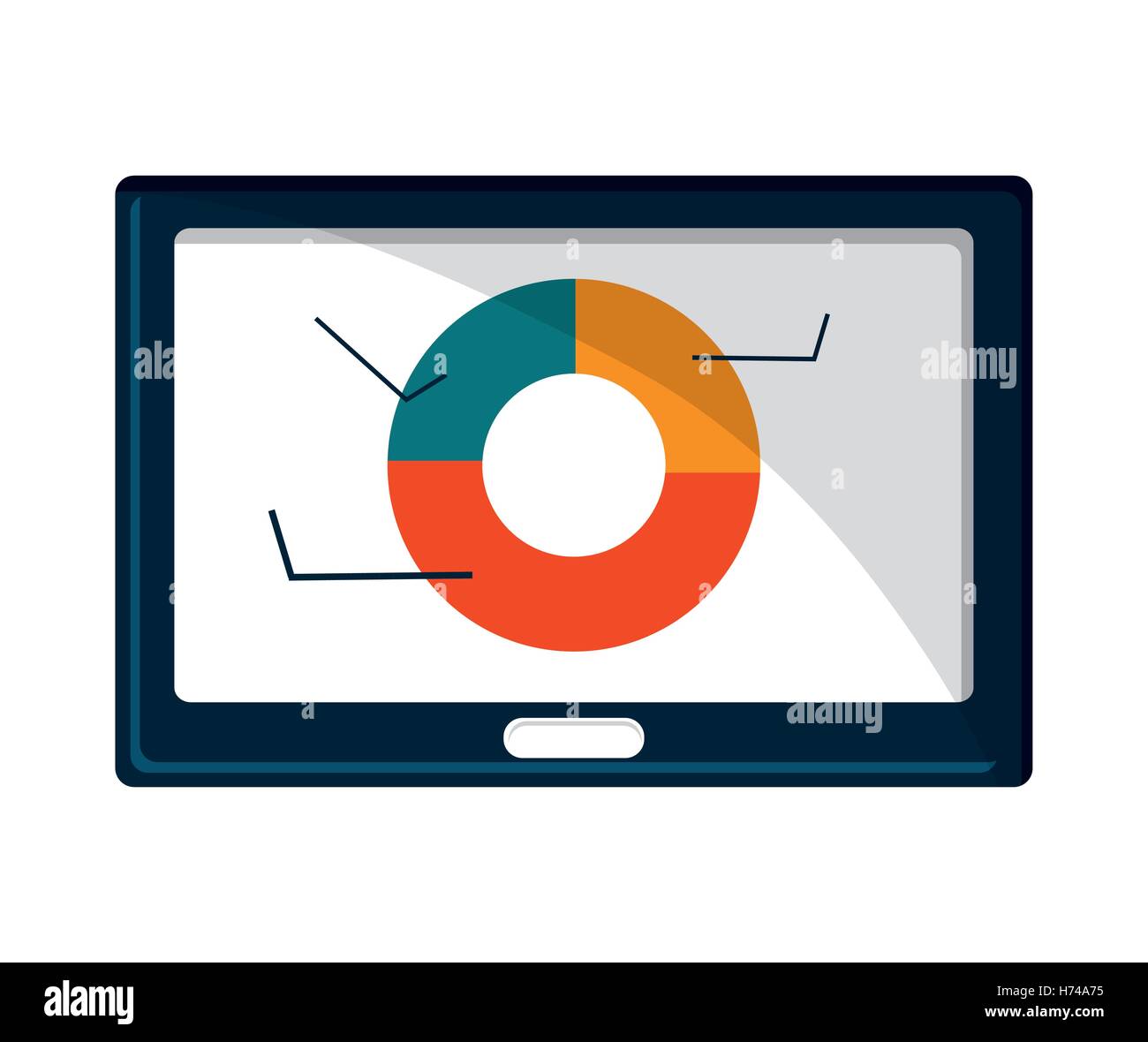Isolated infographic tablet design Stock Vector Image & Art - Alamy