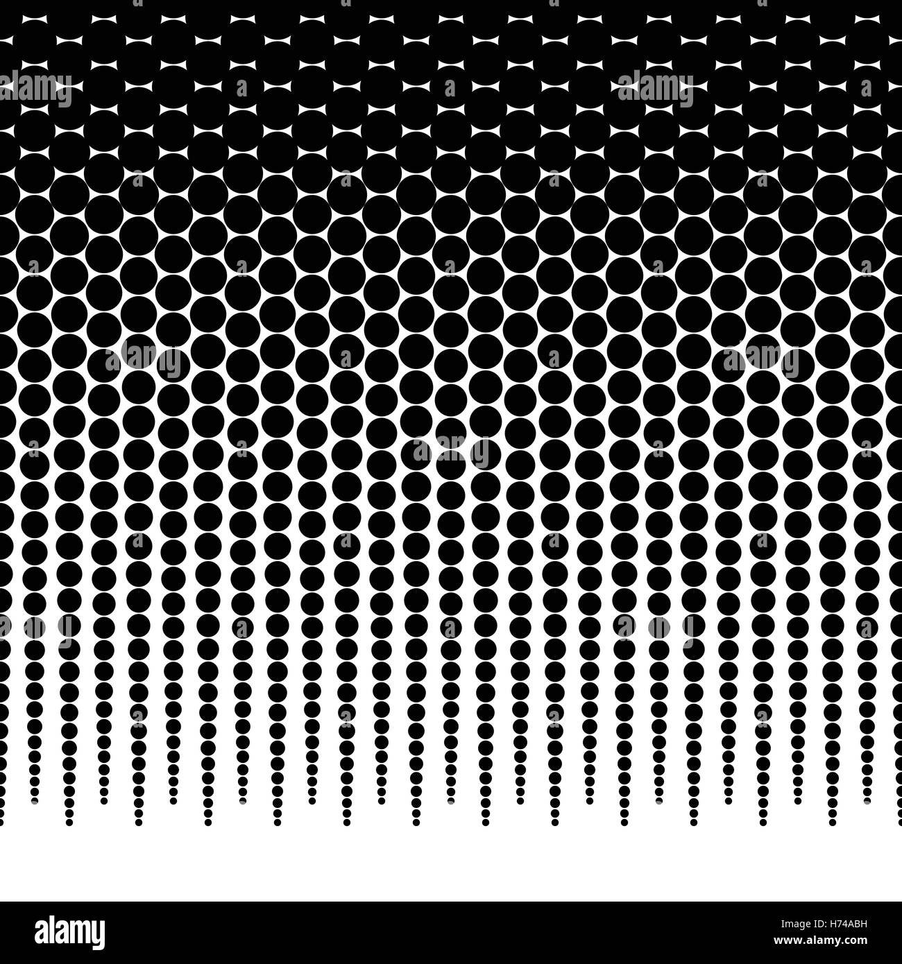 Horizontally repeatable halftone background / pattern fading from top ...