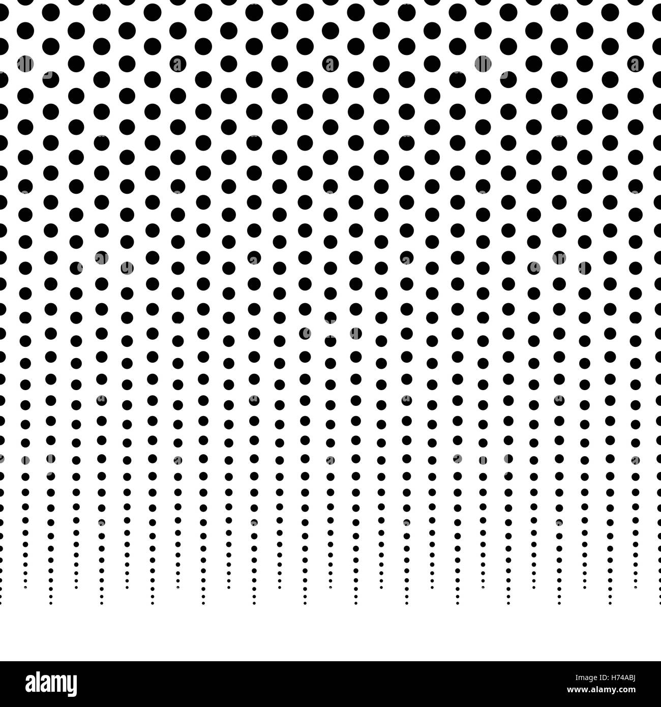 Horizontally Repeatable Halftone Background Pattern Fading From Top Stock Vector Image And Art