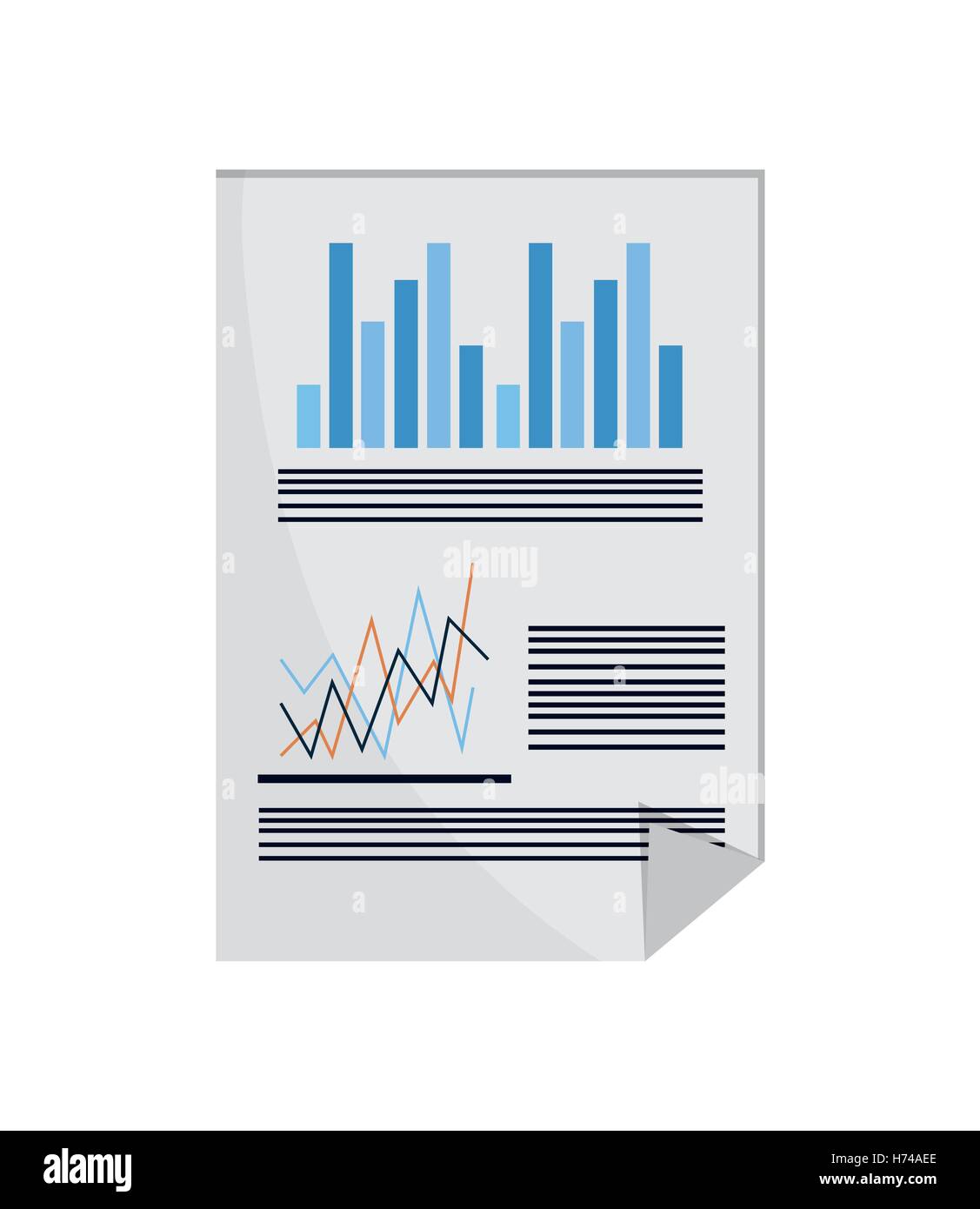 Isolated infographic document design Stock Vector Image & Art - Alamy