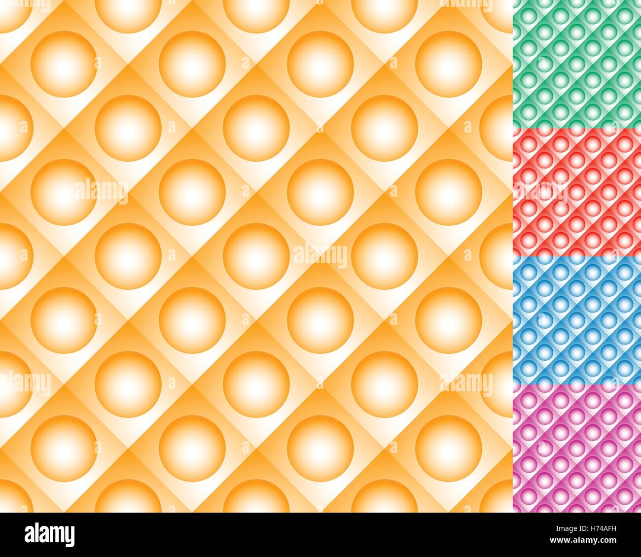 Repeatable pattern tile(s) with circle over square Stock Vector Image ...