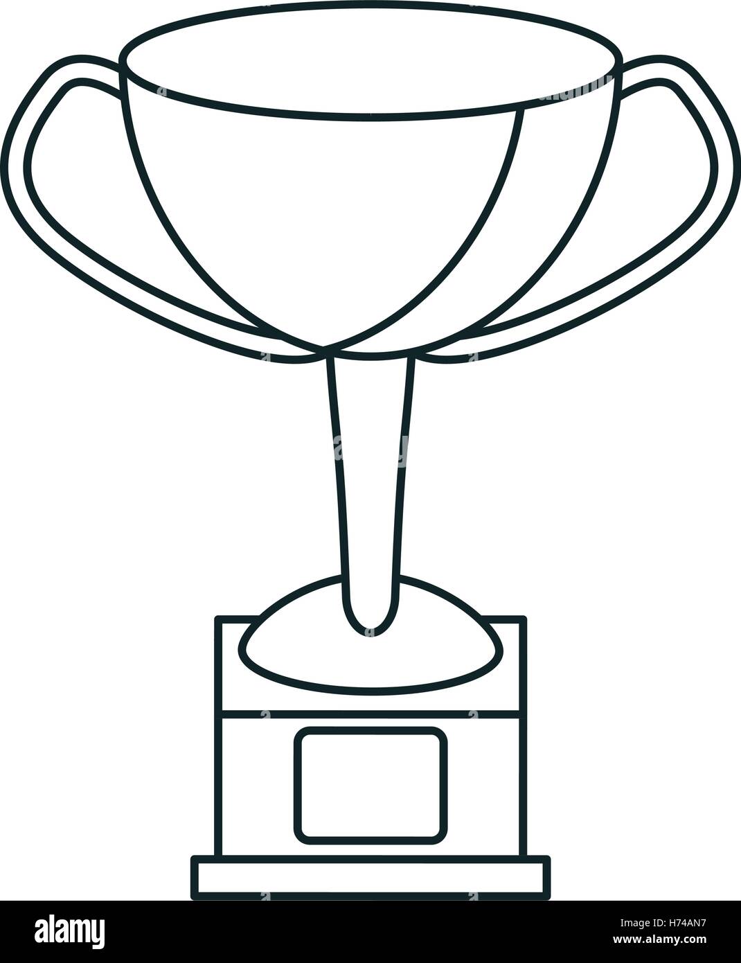 Isolated sport trophy design Stock Vector Image & Art - Alamy