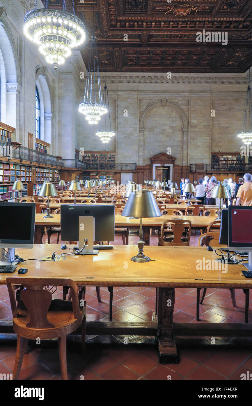 The Rose Main Reading Room is a Landmark in the New York Public Library ...