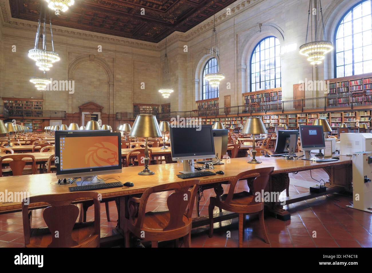 The Rose Main Reading Room is a Landmark in the New York Public Library ...