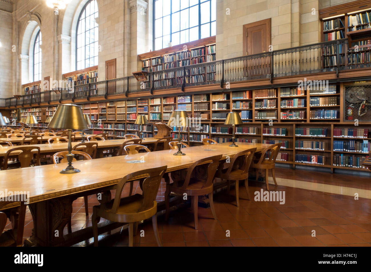New york public library reading room hi-res stock photography and ...