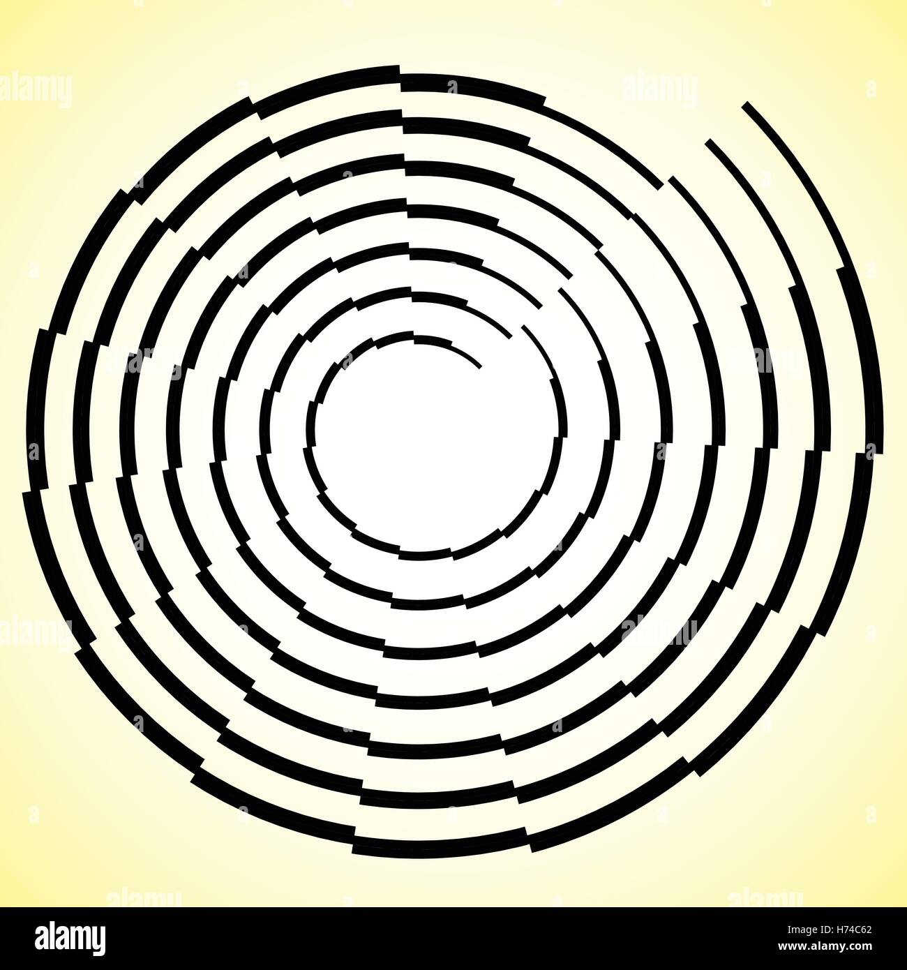 Abstract vortex, spiral element(s). Geometric circular illustration ...