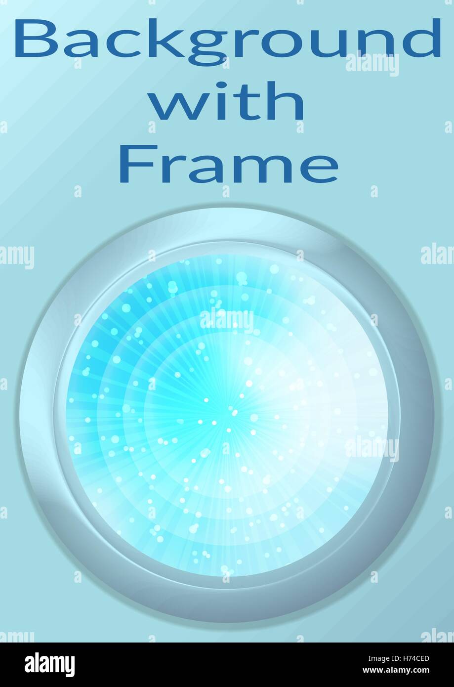 Abstract blue sphere wall Stock Vector Images - Alamy