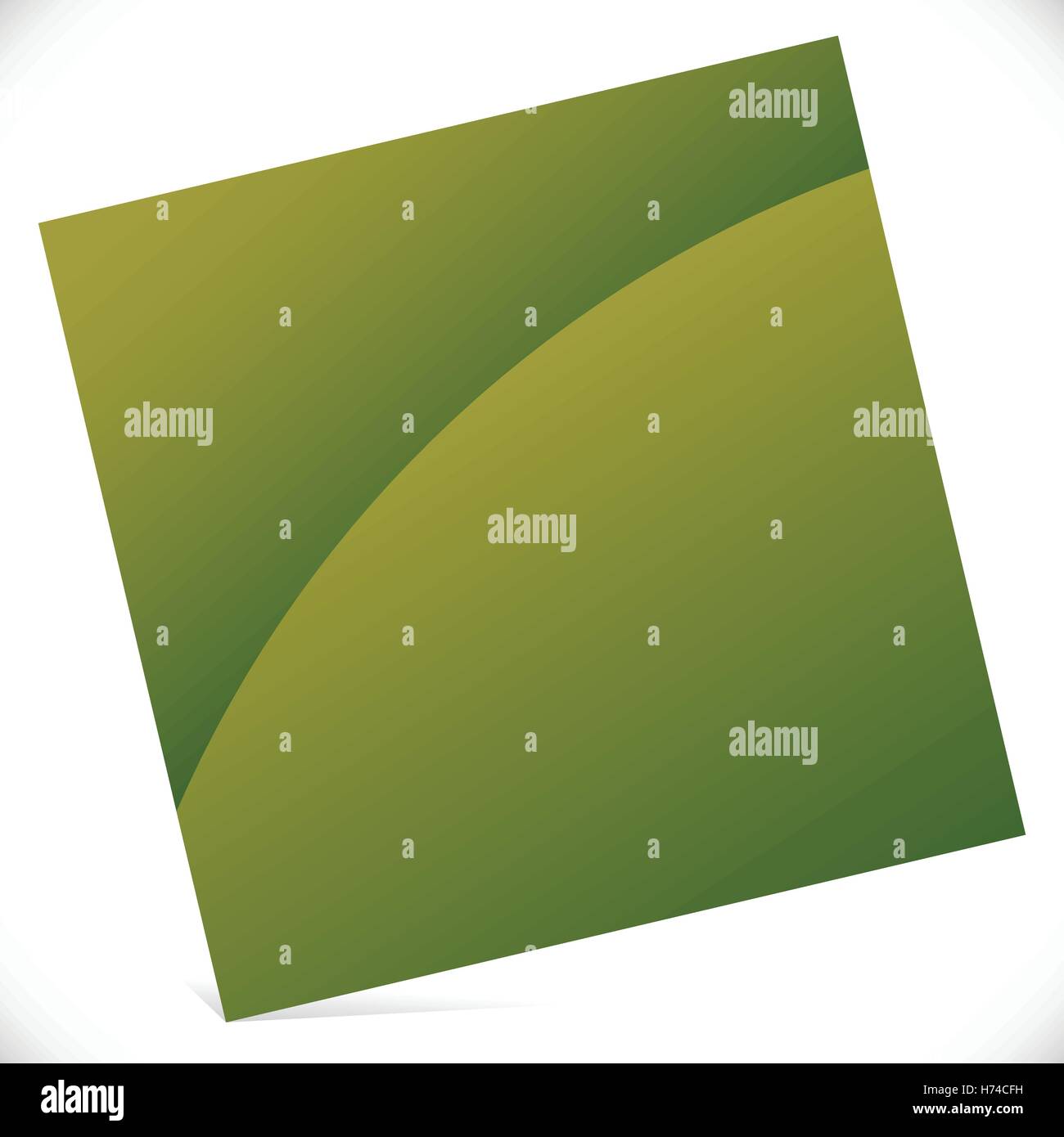 Blank square with gloss effect - Tilted square icon Stock Vector Image ...