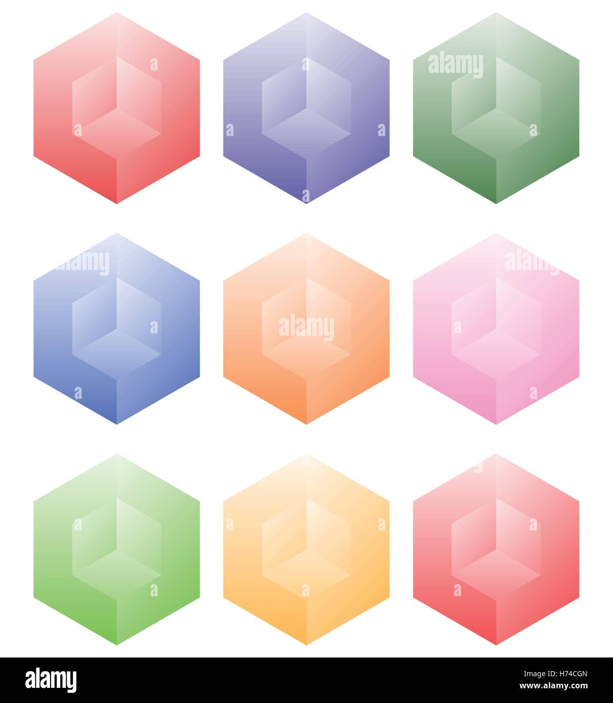 Square cubes space in Stock Vector Images - Alamy