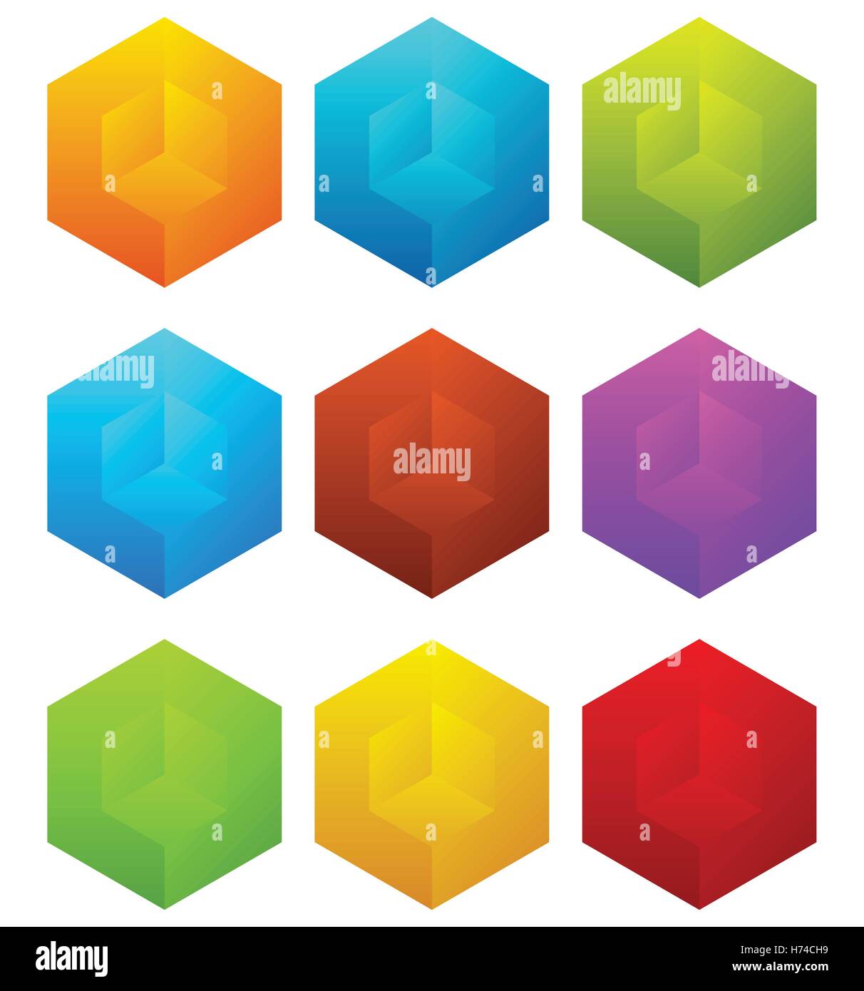 Square cubes space in Stock Vector Images - Alamy