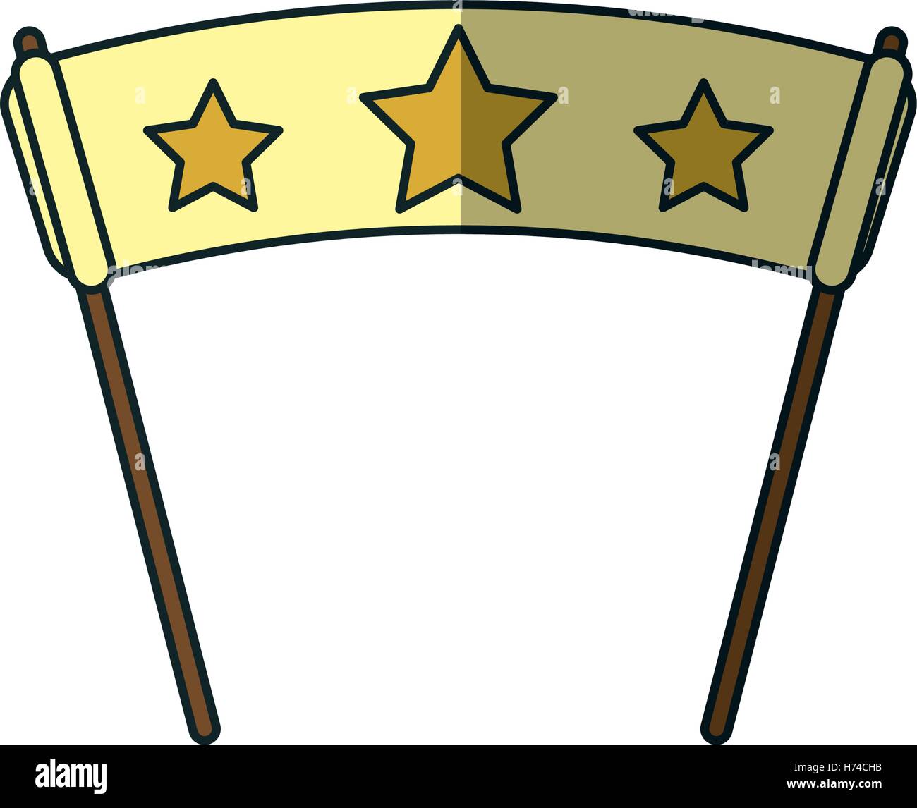 Isolated banner with star design Stock Vector Image & Art - Alamy