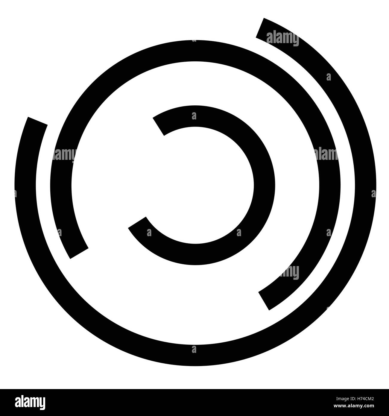 Three concentric rings Stock Vector Images - Alamy