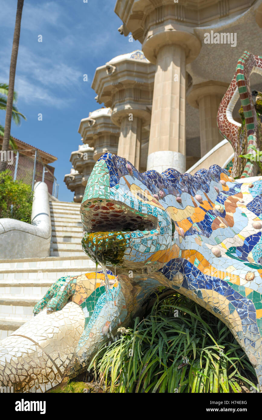 Antoni gaudi salamander hi-res stock photography and images - Alamy