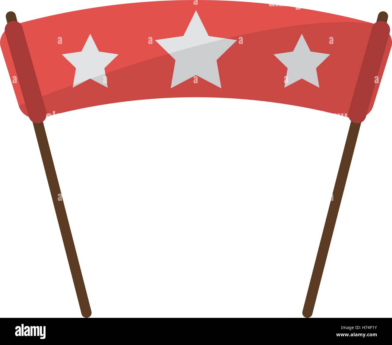 Isolated banner with star design Stock Vector Image & Art - Alamy