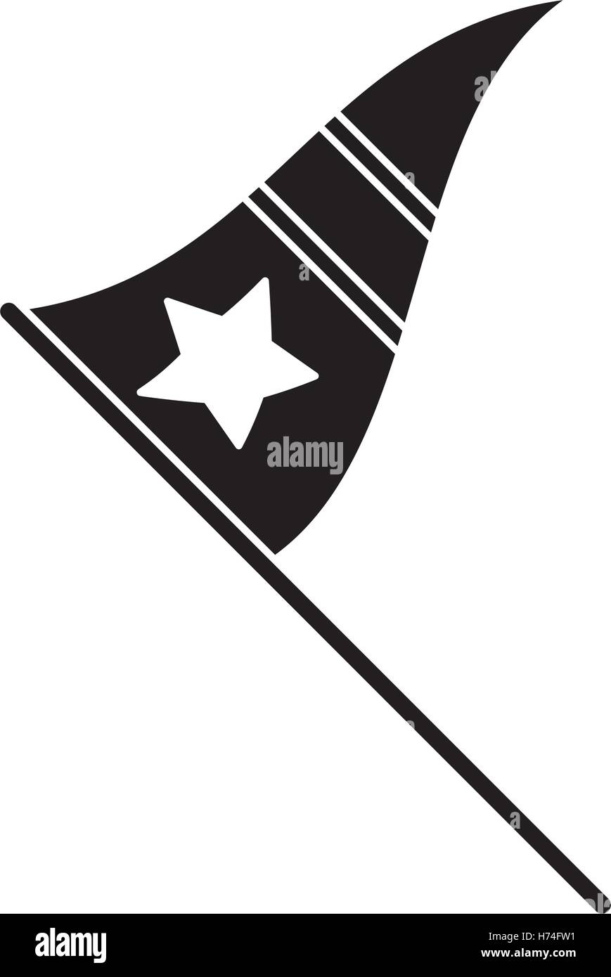 Isolated banner with star design Stock Vector Image & Art - Alamy