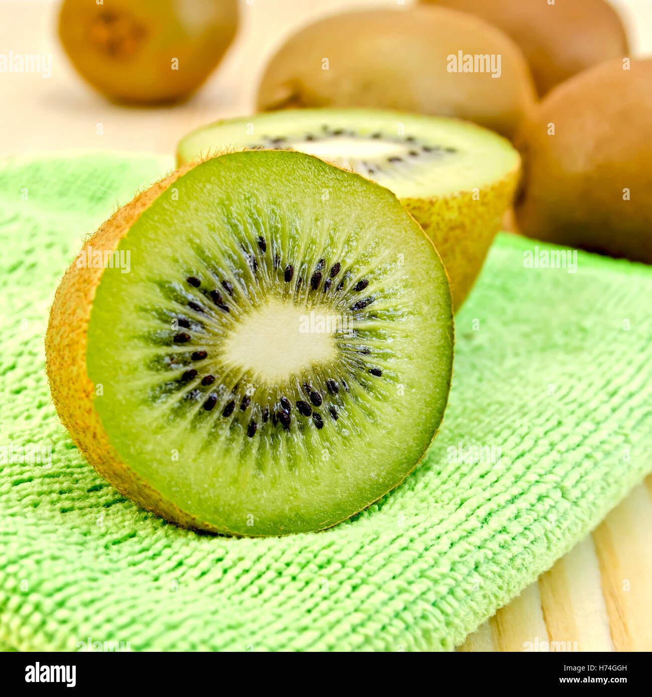 Whole half stone fruits hi-res stock photography and images - Alamy