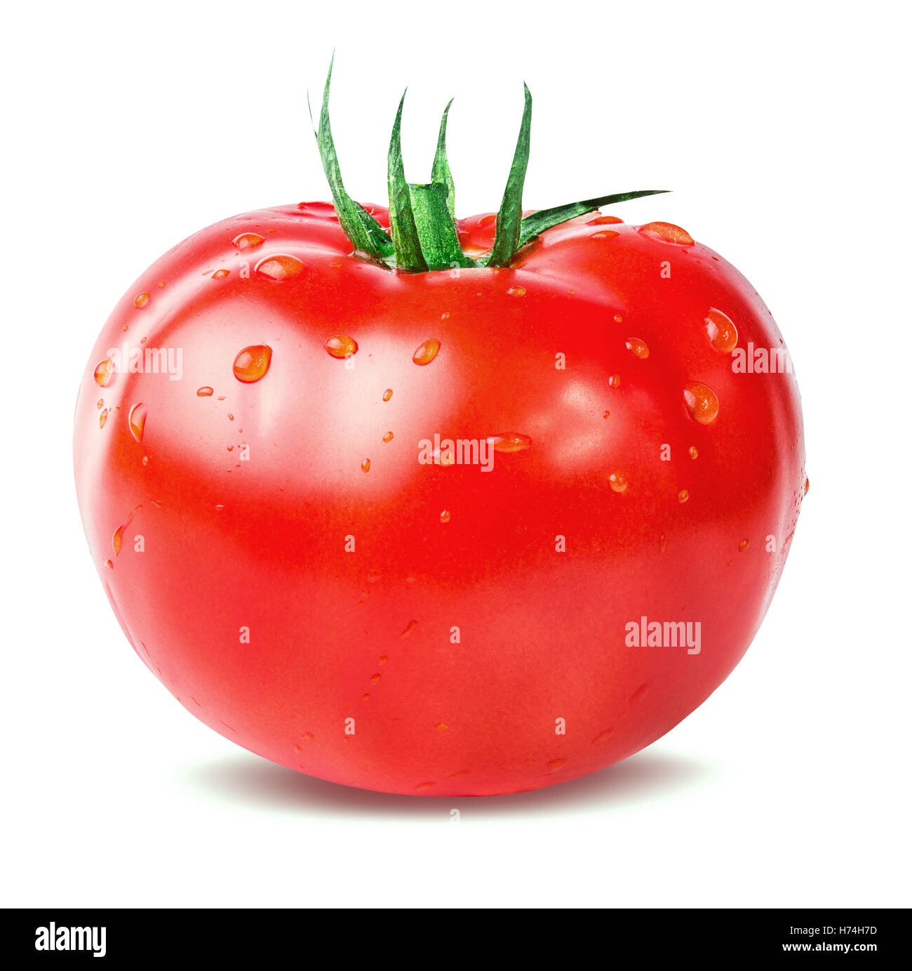 Tomato top view isolated hi-res stock photography and images - Alamy