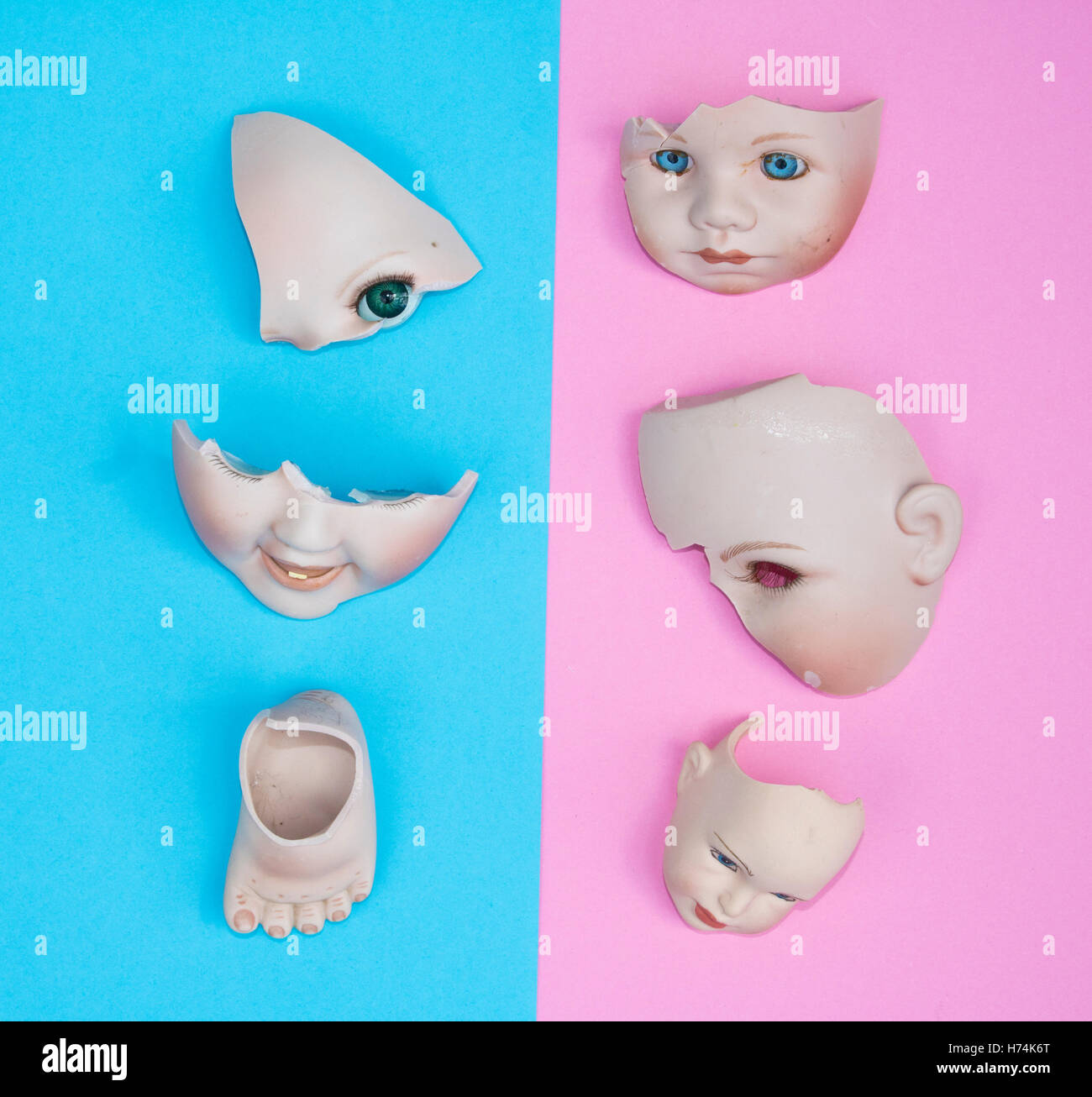 Broken doll body parts feet hi-res stock photography and images - Alamy