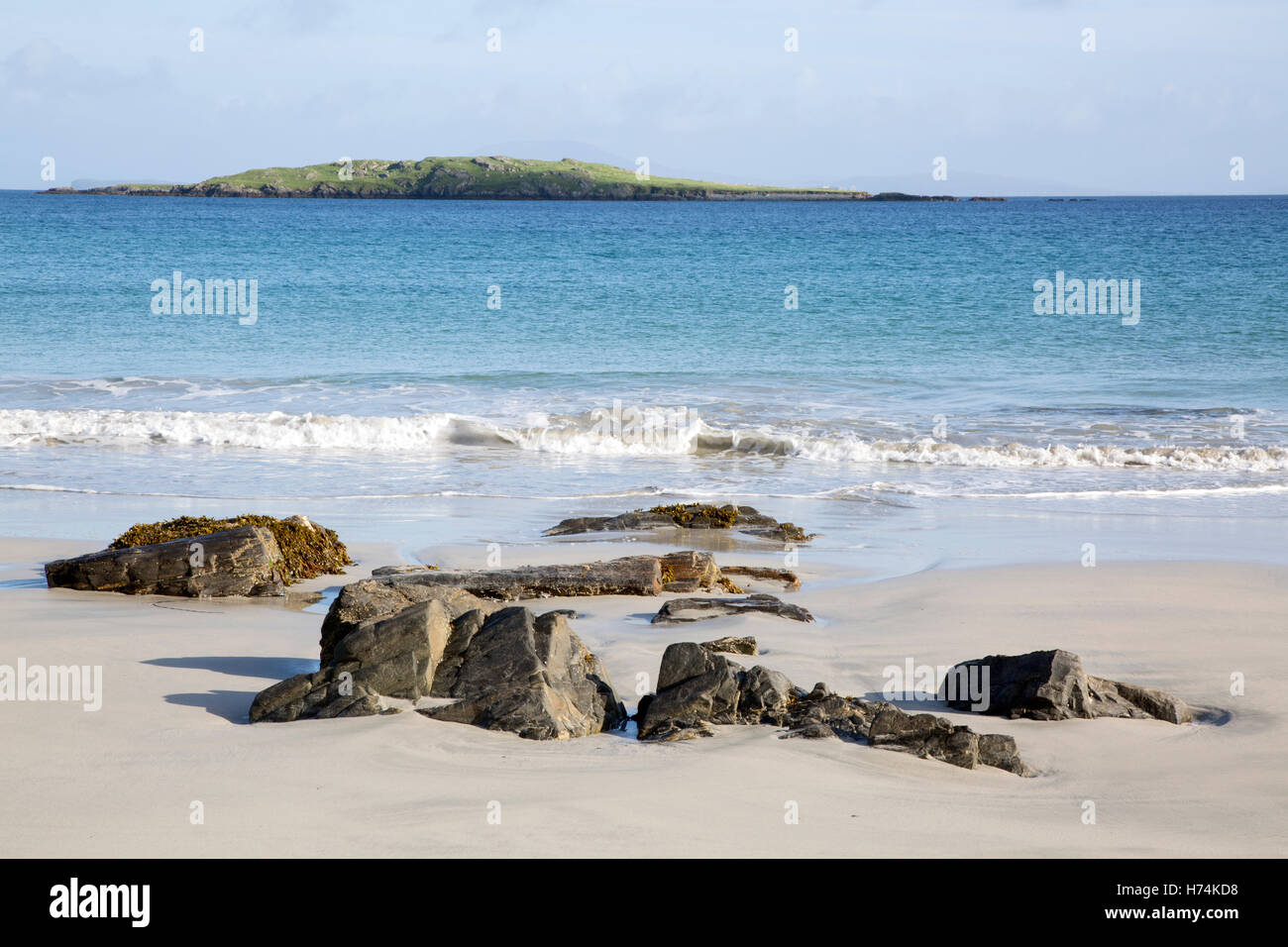 Renvyle Beach in Tully; Connemara; Galway; Ireland Stock Photo - Alamy