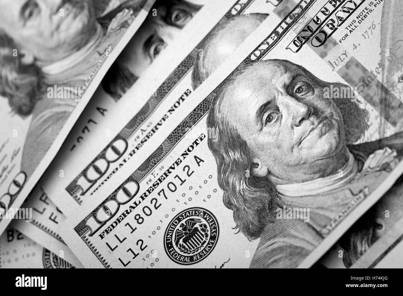 American dollar Black and White Stock Photos & Images - Alamy