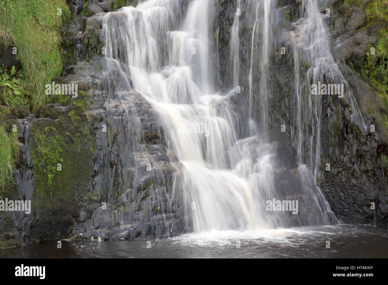 Assaranca Waterfall, Ardara, Donegal, Ireland, Europe Stock Photo - Alamy