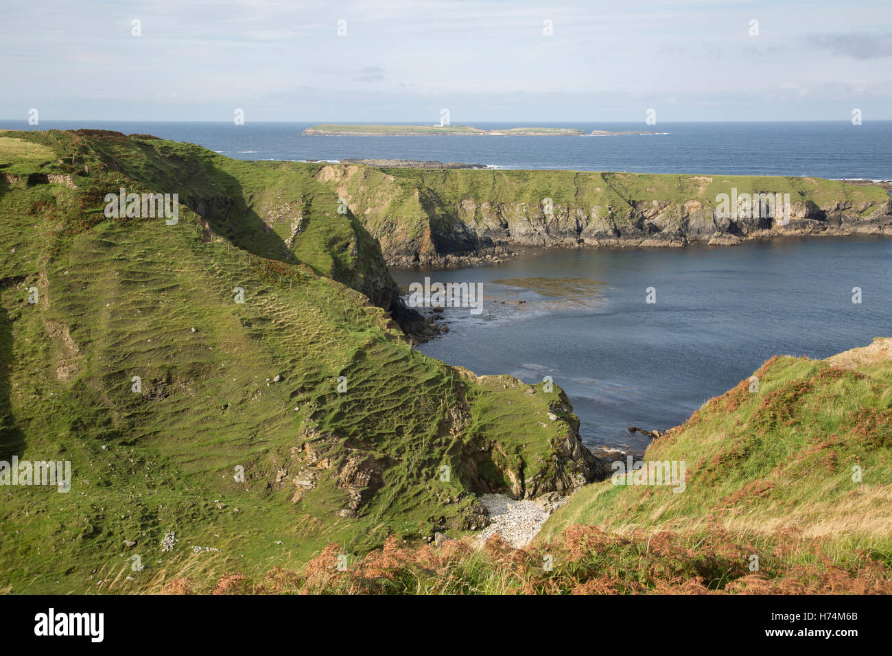 Island off Malin Beg, Donegal, Ireland Stock Photo - Alamy