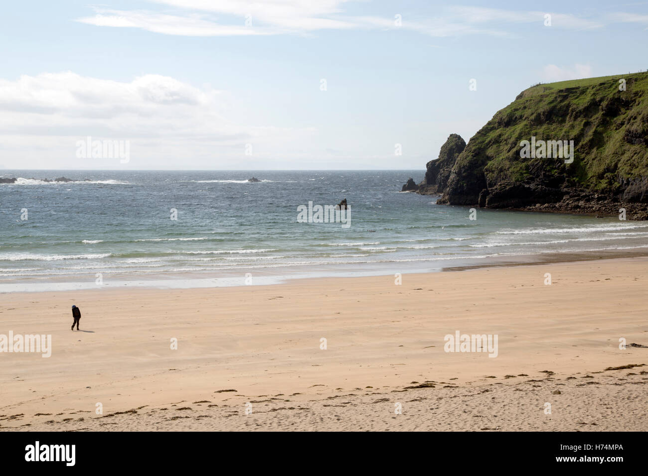 Silver Strand Beach; Malin Beg, Donegal, Ireland Stock Photo - Alamy