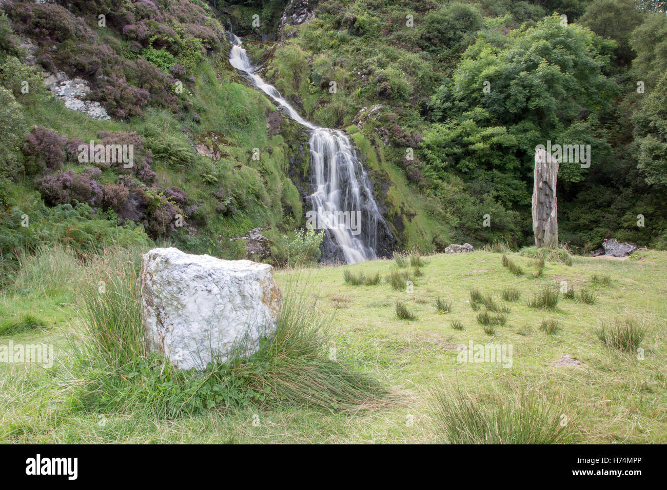 Assaranca Waterfall, Ardara, Donegal, Ireland, Europe Stock Photo - Alamy