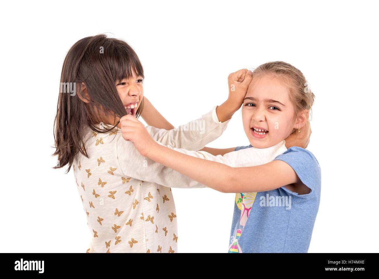 Hair Pulling Fight High Resolution Stock Photography and Images - Alamy