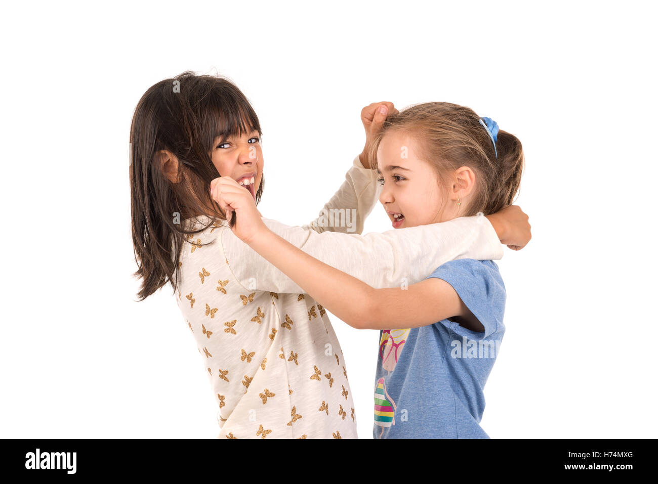 Children fighting hi-res stock photography and images - Alamy