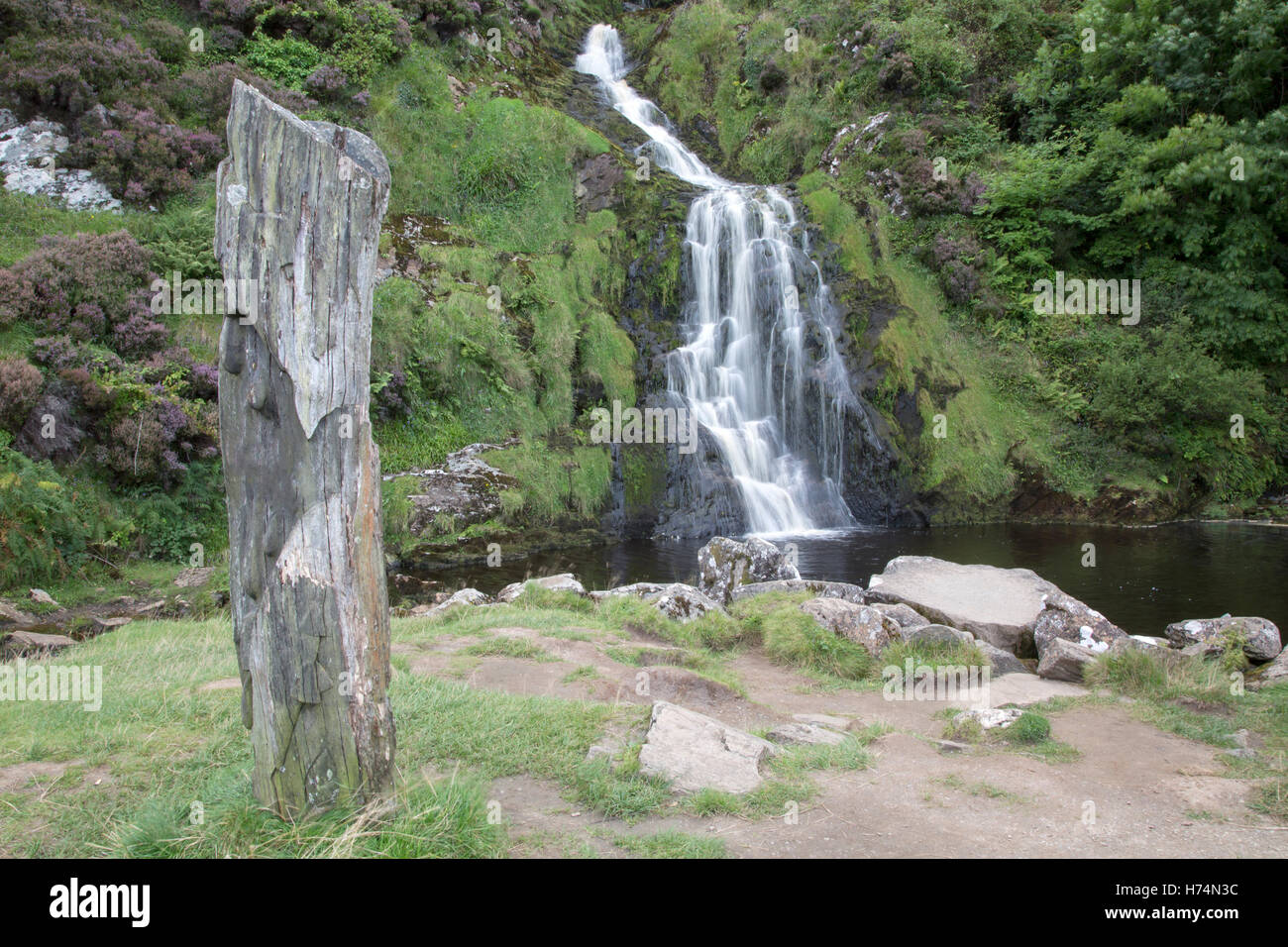 Assaranca Waterfall, Ardara, Donegal, Ireland, Europe Stock Photo - Alamy
