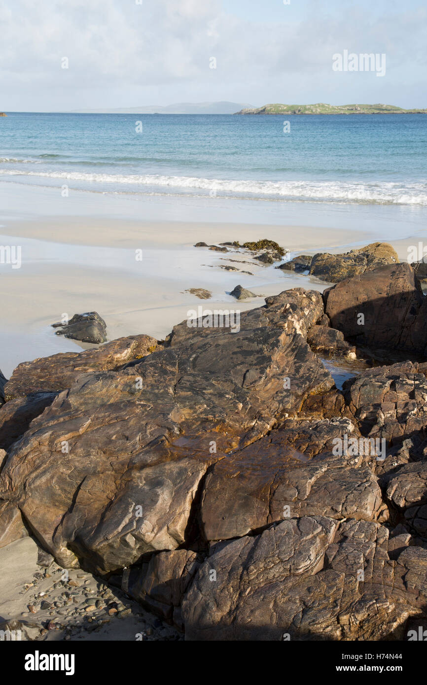Renvyle Beach in Tully; Connemara; Galway; Ireland Stock Photo - Alamy