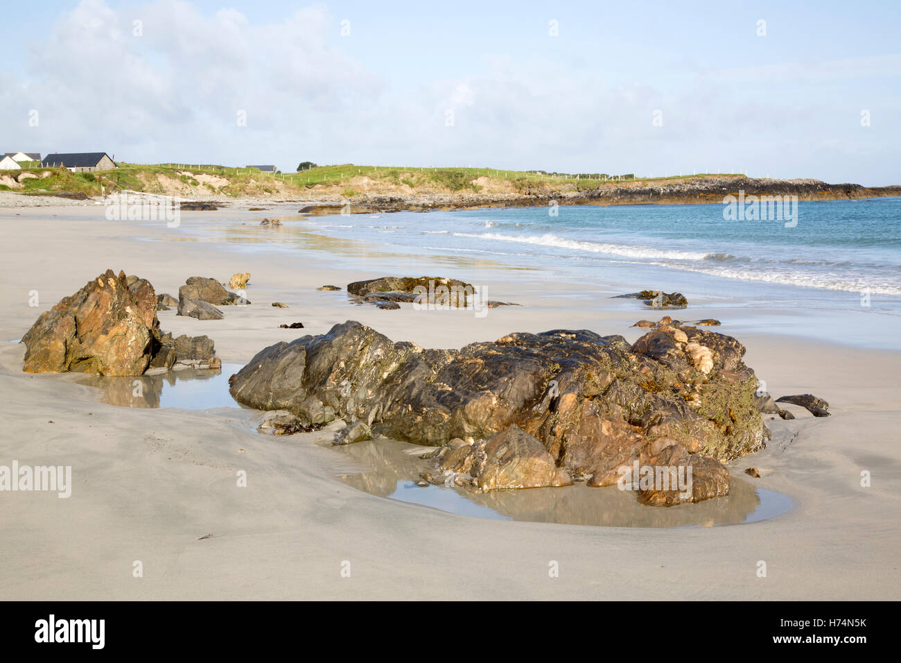Renvyle Beach in Tully; Connemara; Galway; Ireland Stock Photo - Alamy