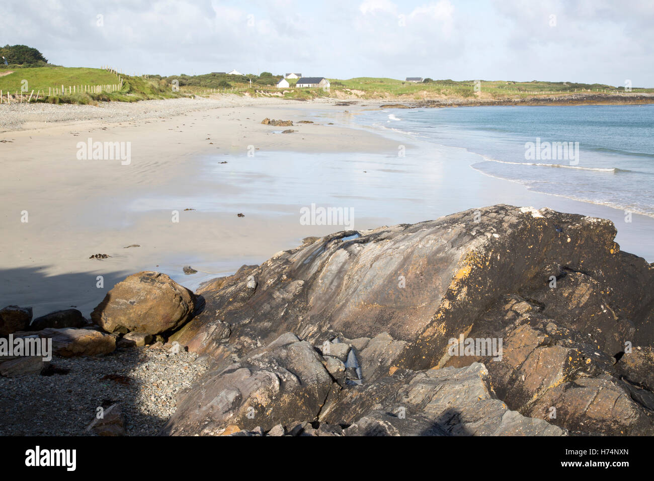 Renvyle Beach in Tully; Connemara; Galway; Ireland Stock Photo - Alamy