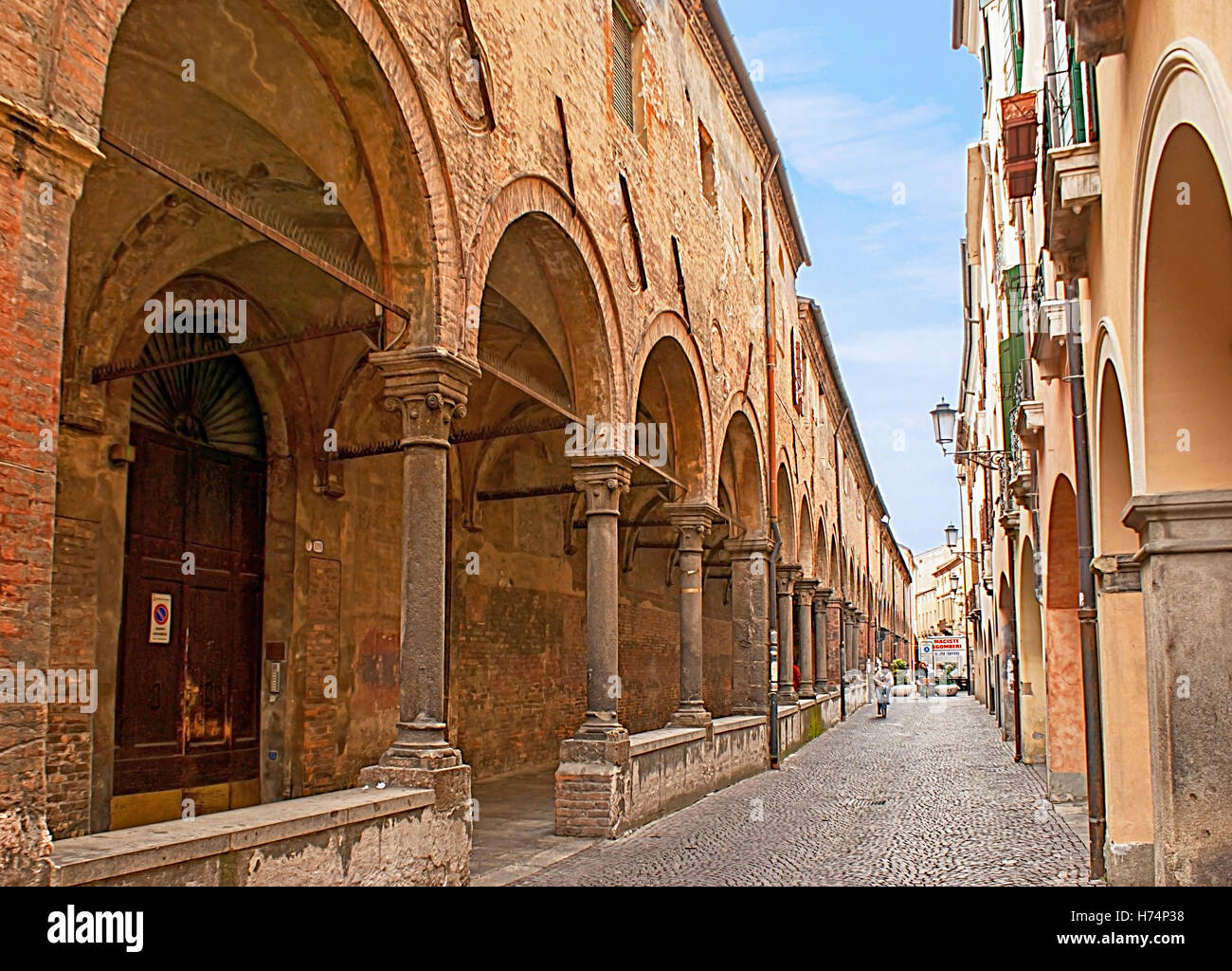 Shady arcades on medieval hi-res stock photography and images - Alamy