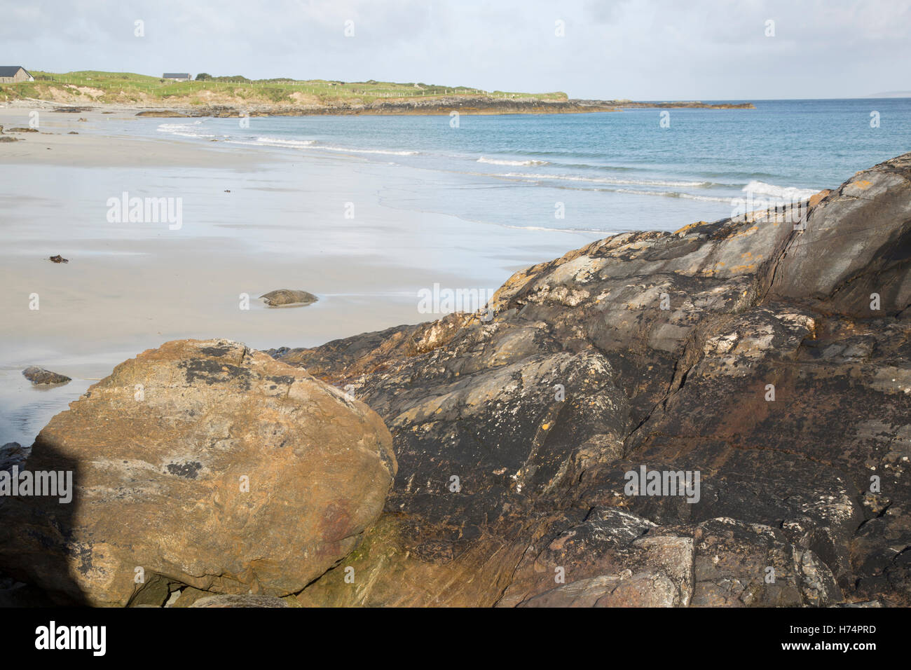 Renvyle Beach in Tully; Connemara; Galway; Ireland Stock Photo - Alamy
