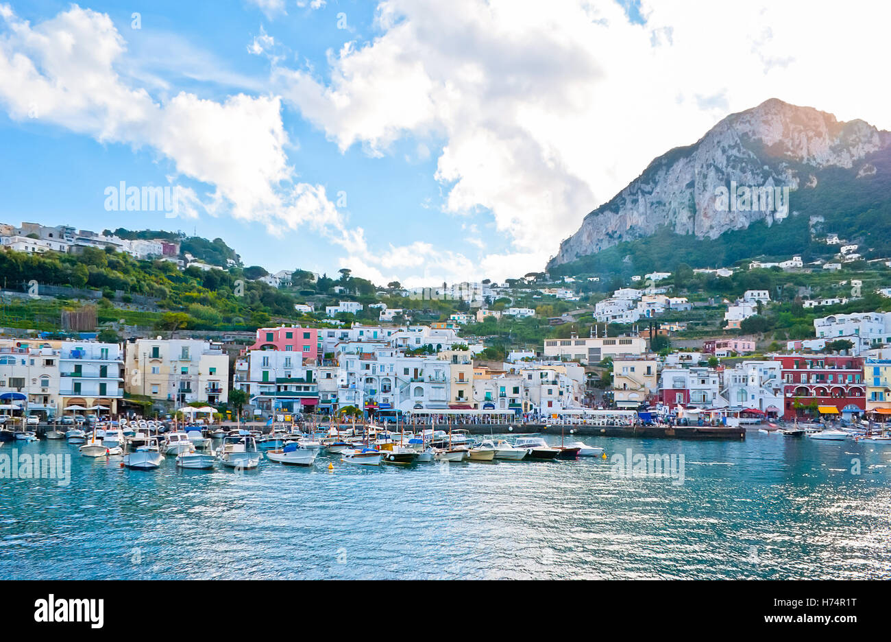 The main town Capri on the island shares the name. The main port of the ...